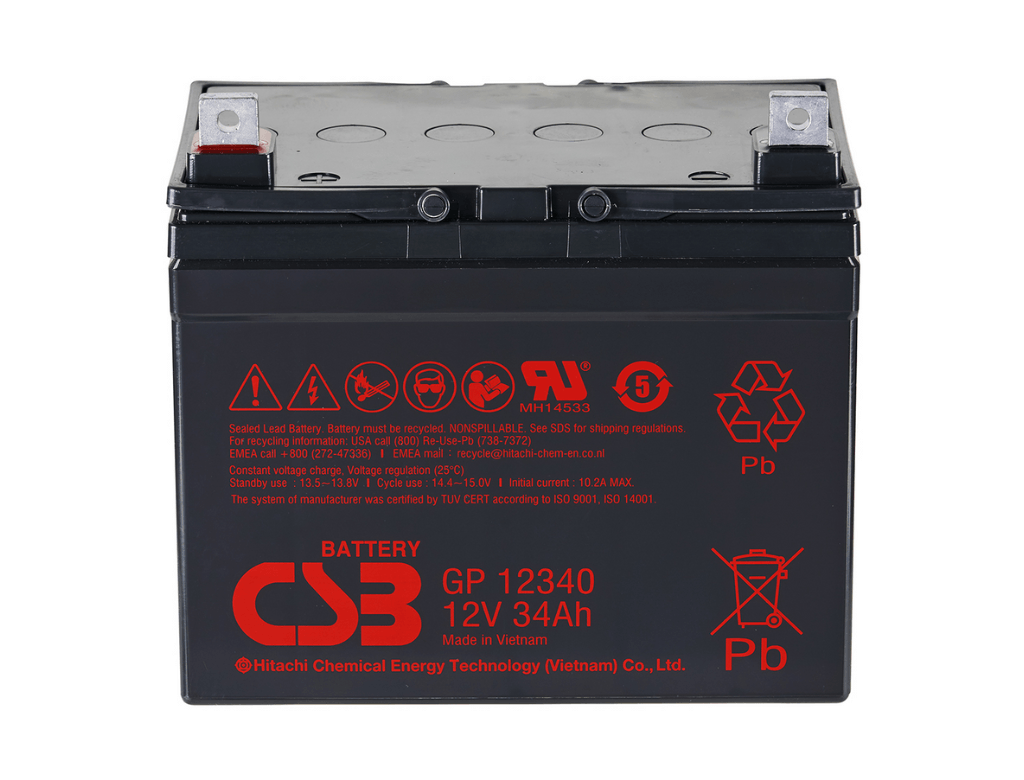 Batería Estacionaria CSB 12V 34AMP LAR:196 GP12340